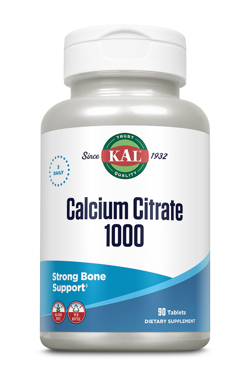 Calcium Citrate 1000 Tablets – Kal Vitamins