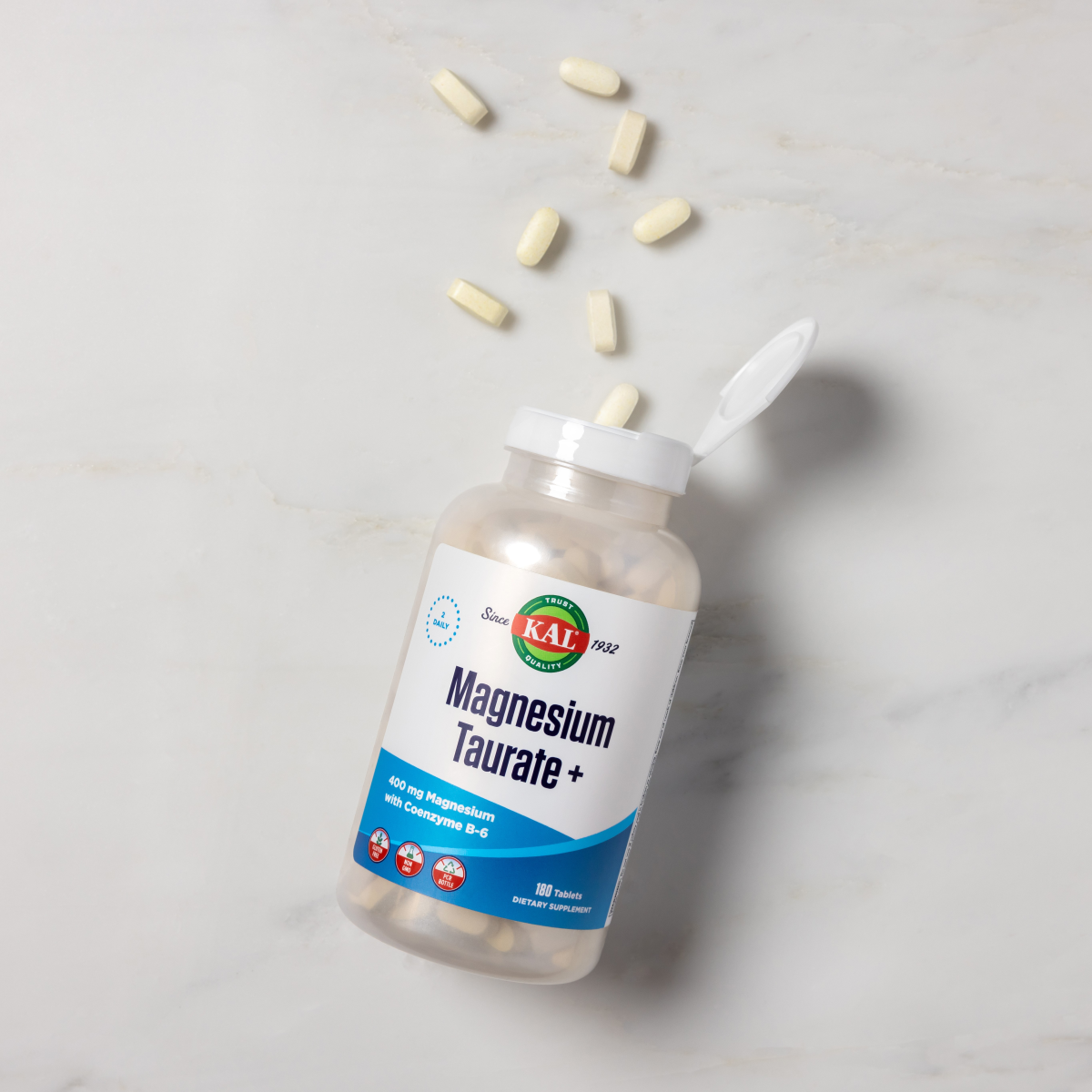 Magnesium Taurate + Tablets – Kal Vitamins